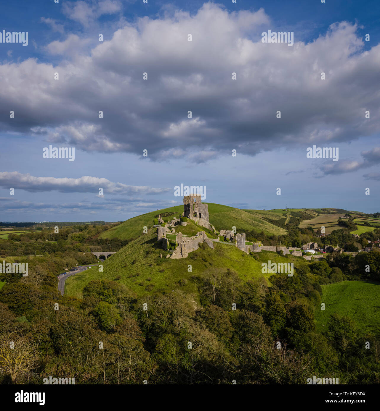 Corfe Castle, Dorset Stock Photo - Alamy
