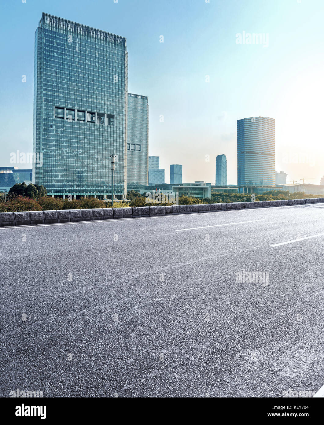 Urban road without car Stock Photo - Alamy
