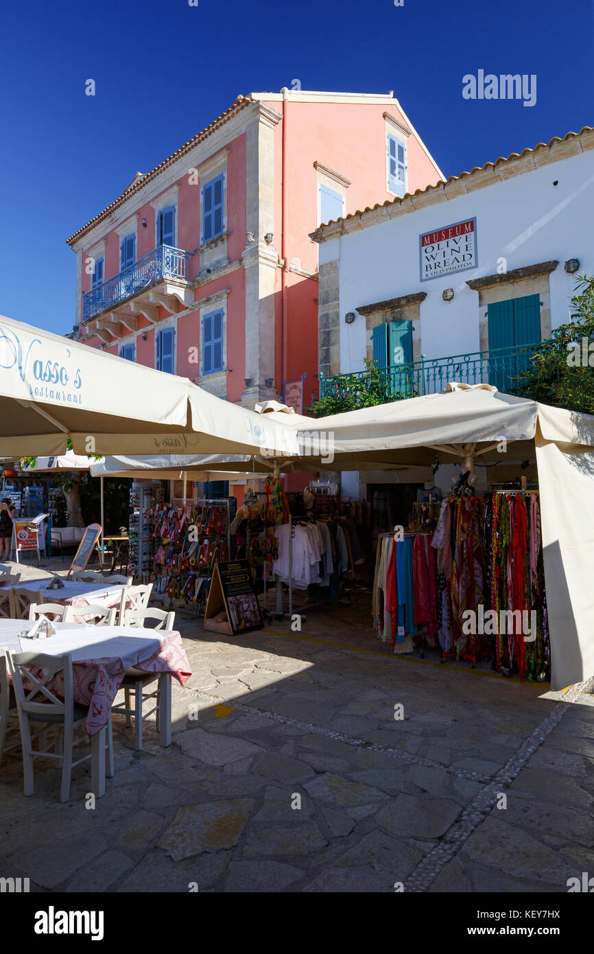 Fiskardo village on Kefalonia island in Greece Stock Photo - Alamy