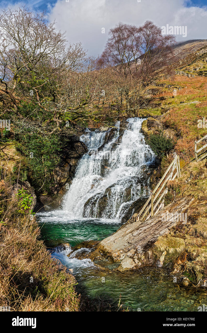 Watkin path cwm llan waterfall hi-res stock photography and images - Alamy