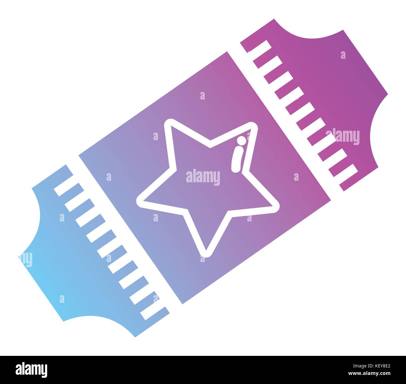 contour ticket coupon design to entertainment Stock Vector Image & Art ...