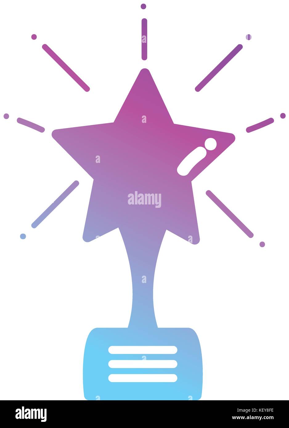 contour star prize symbol to winner Stock Vector Image & Art - Alamy