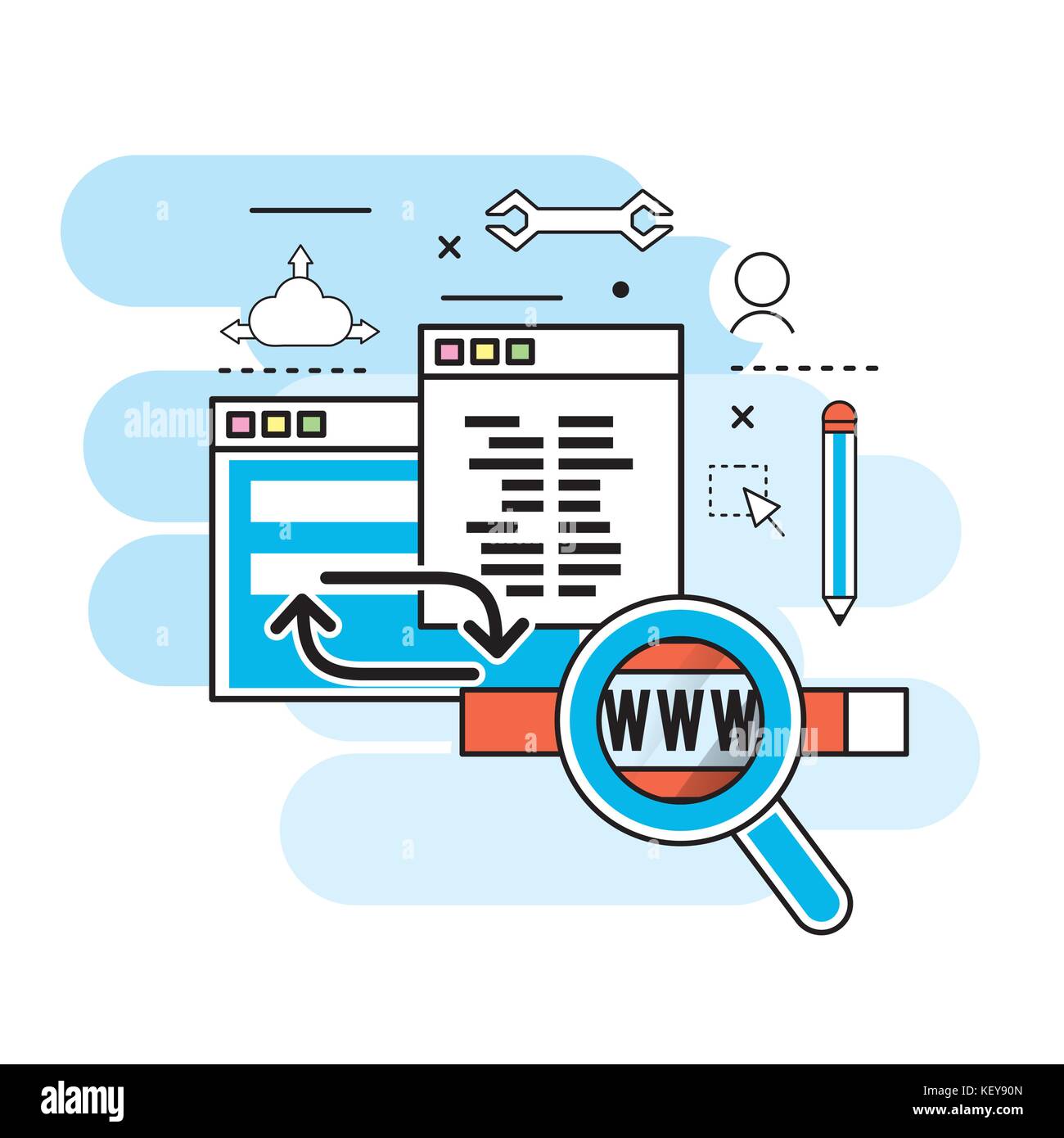 Process processing program programming Cut Out Stock Images & Pictures - Alamy
