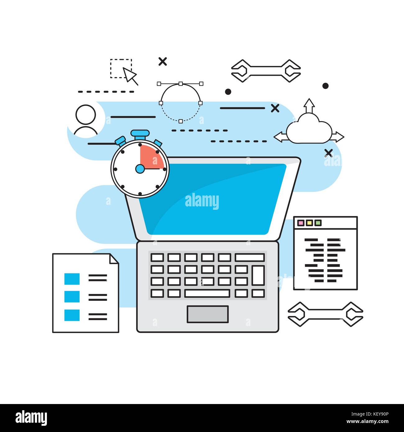 Process processing program programming Cut Out Stock Images & Pictures ...