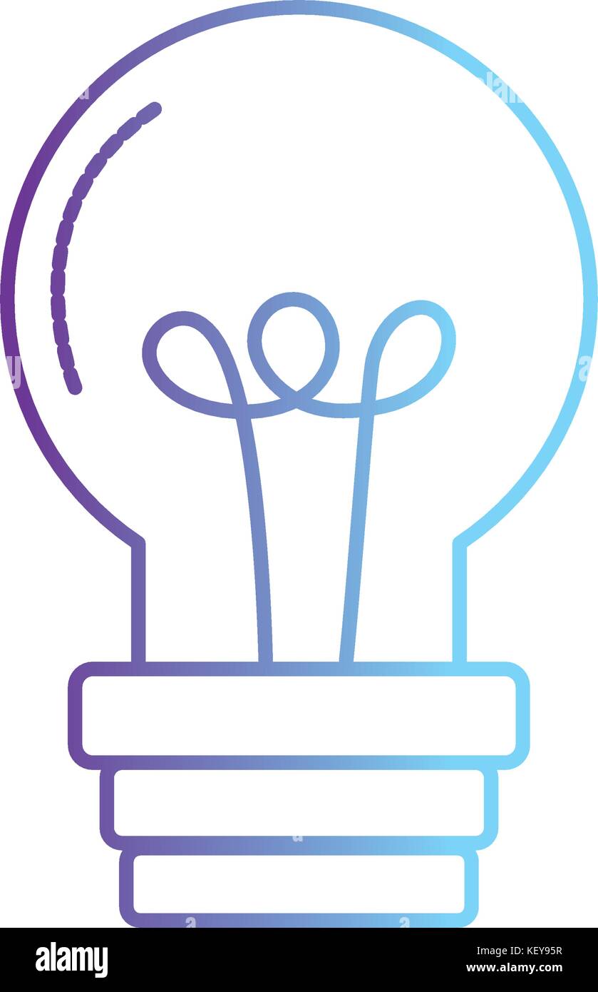 line light bulb power electric energy Stock Vector Image & Art - Alamy