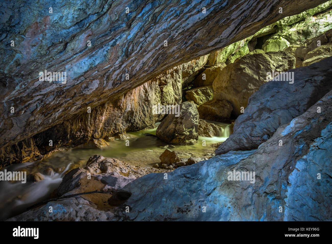 Underground Rivers And Limestone Caves
