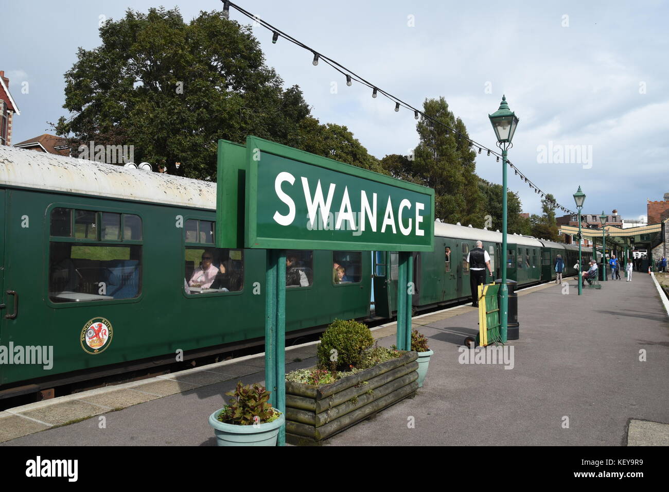 Swanage railway station Stock Photo - Alamy