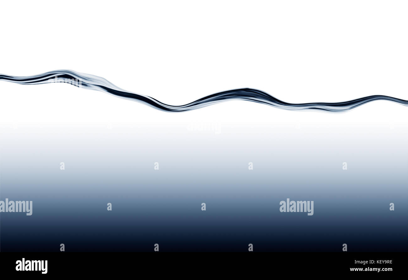 Blue flowing water wave with deep water gradient Stock Photo - Alamy