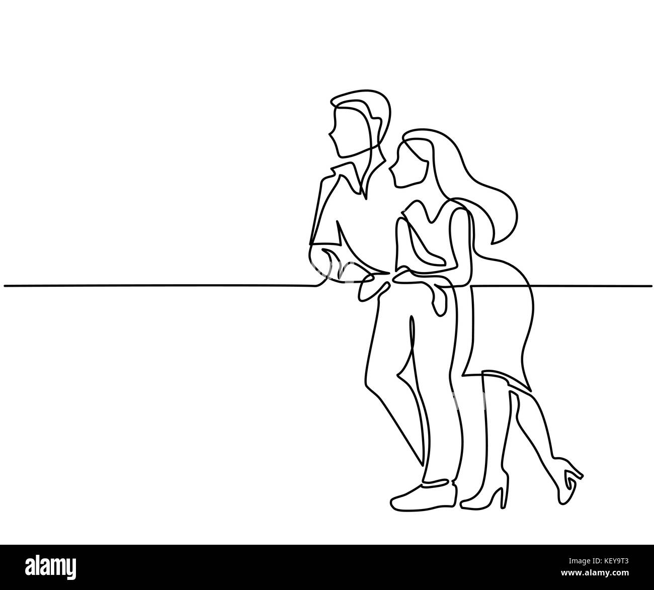 Balcony standing Cut Out Stock Images & Pictures - Alamy