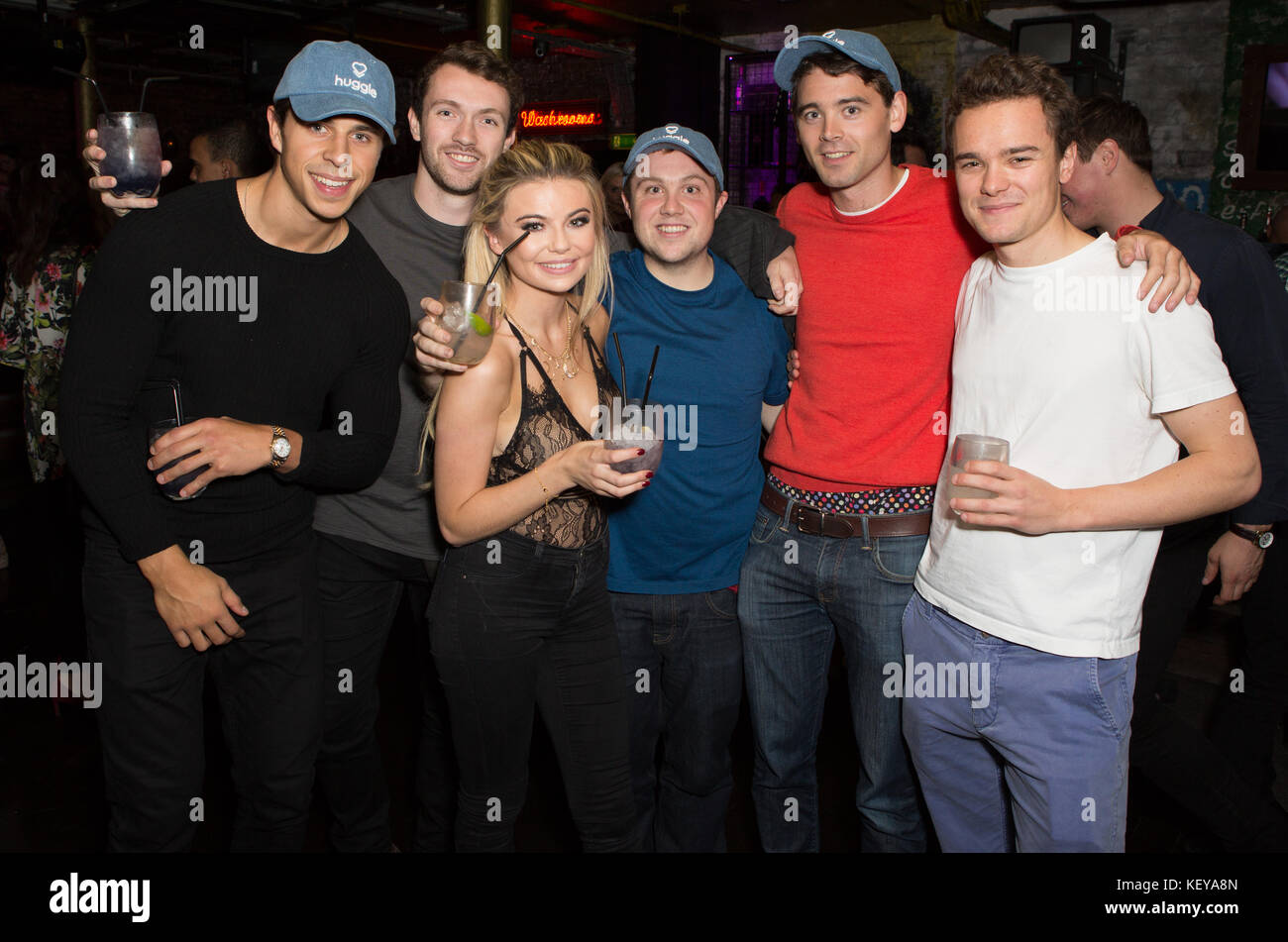 Lottie Moss, Georgia Toffolo and Mimi Bouchard attend Huggle App ...