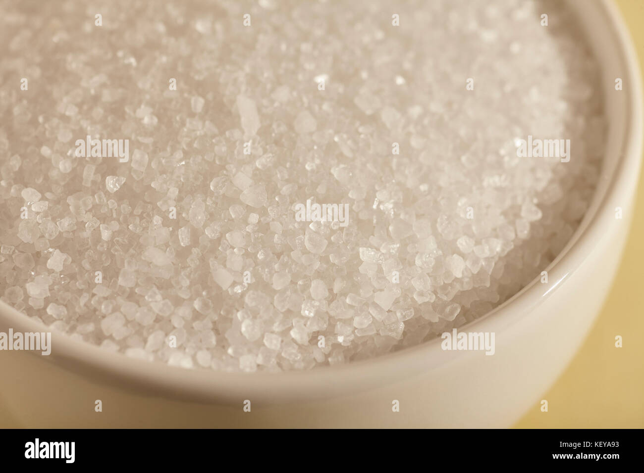 A small bowl of coarse sea salt Stock Photo - Alamy