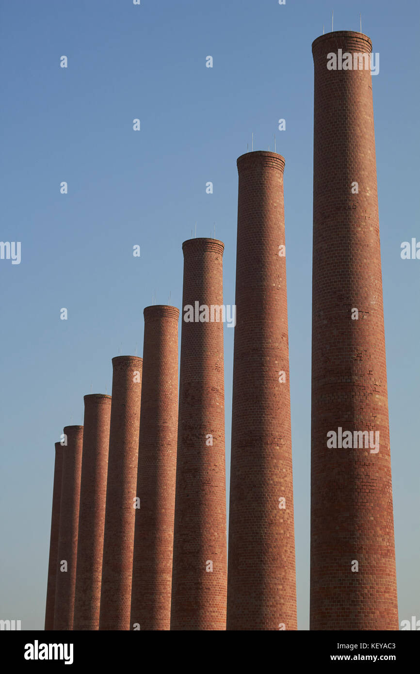 Homestead Stacks, preserved smokestacks from an otherwise abandoned ...