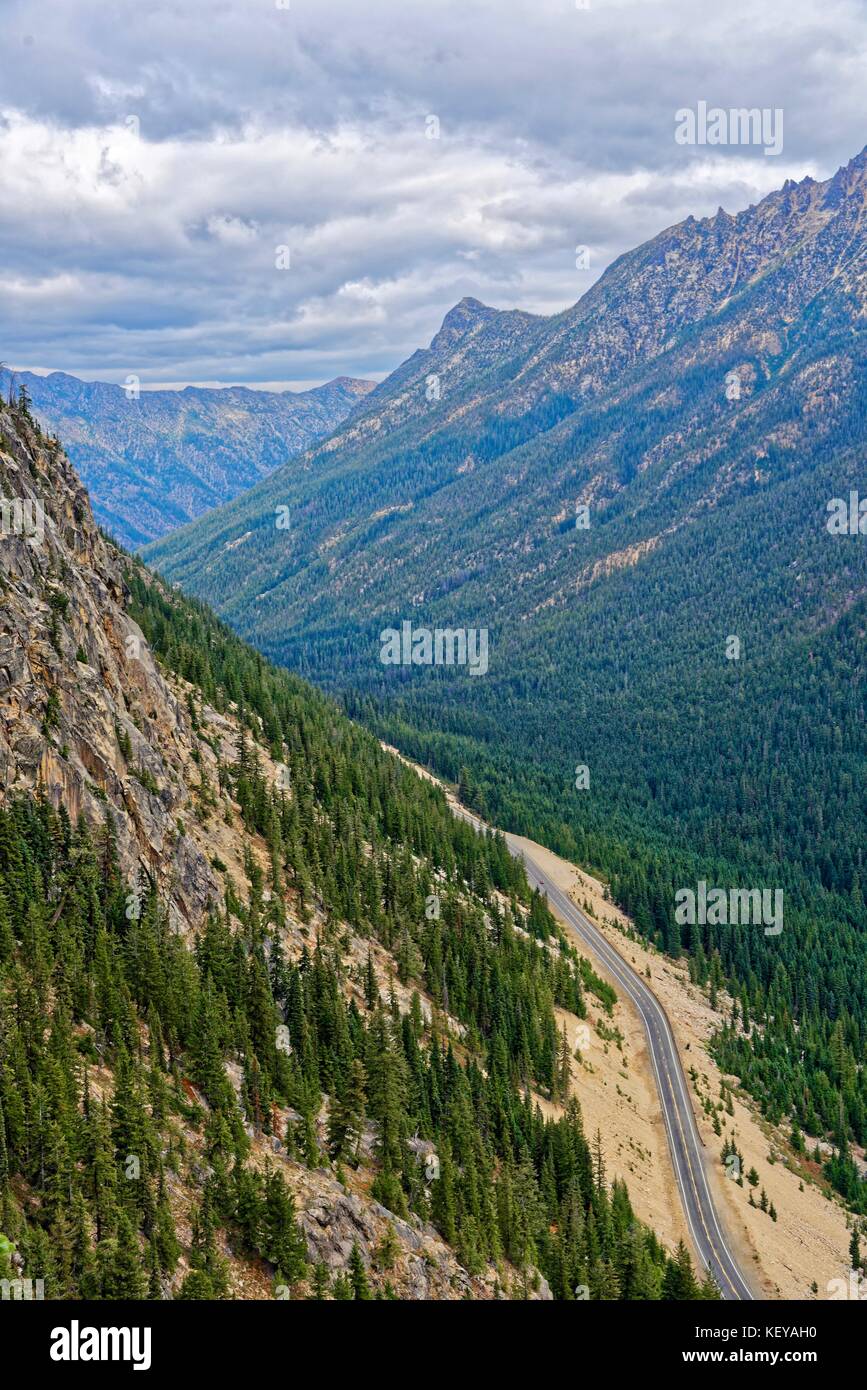 Washington Pass outside North Cascades National Park Stock Photo - Alamy