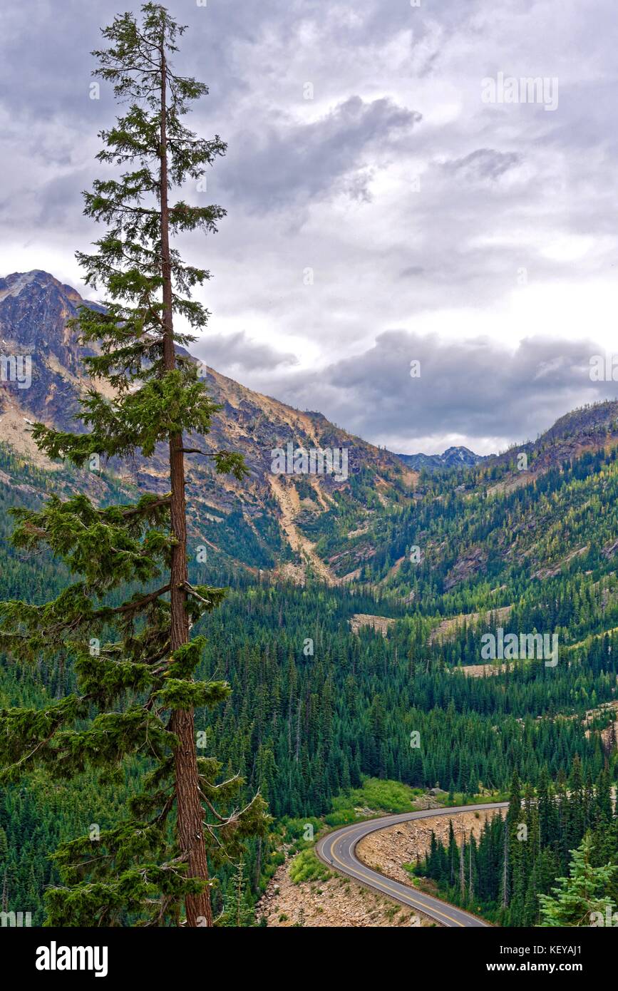 Washington Pass outside North Cascades National Park Stock Photo - Alamy