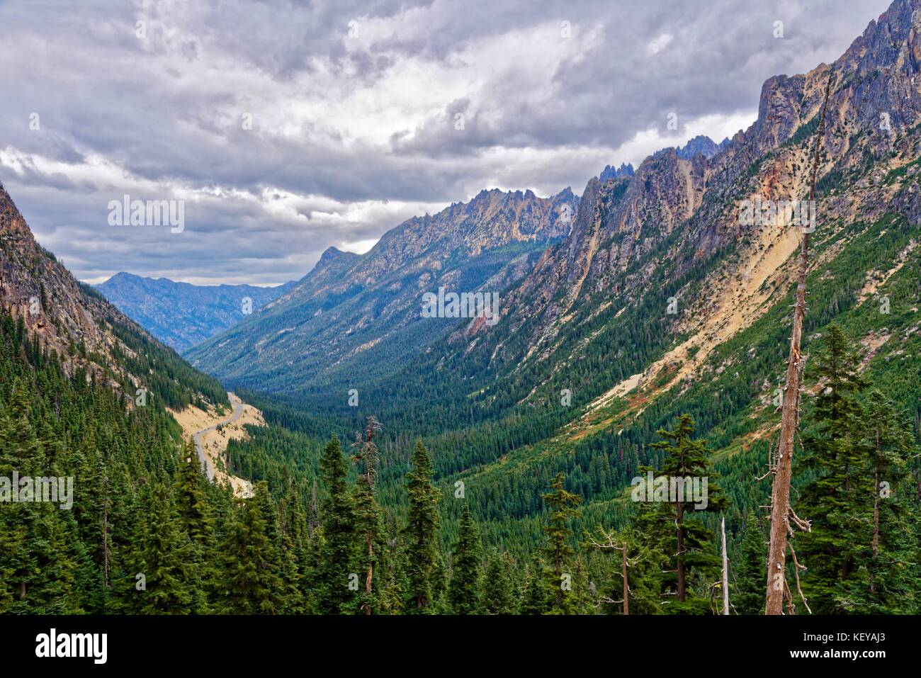 Washington Pass outside North Cascades National Park Stock Photo - Alamy