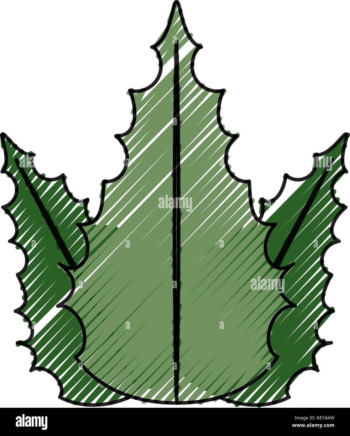 leaves icon over white background vector illustration Stock Vector ...