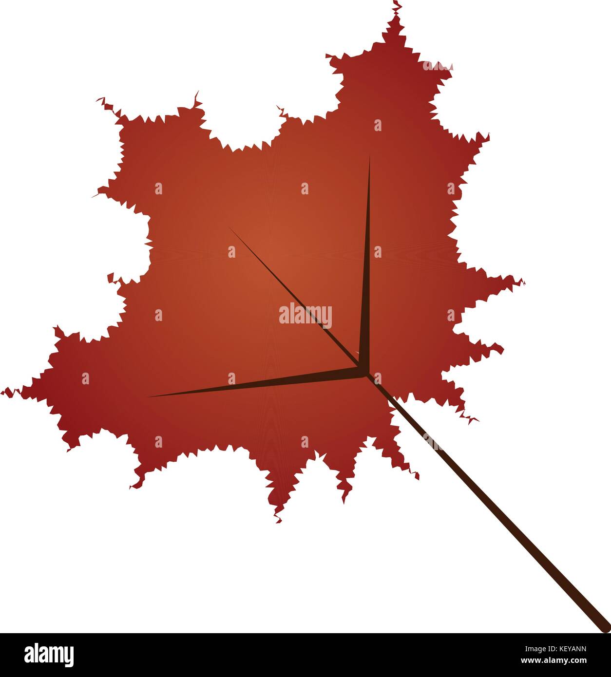 Isolated fall leaf Stock Vector Image & Art - Alamy