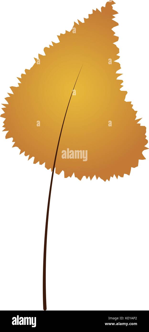 Isolated Fall Leaf Stock Vector Image And Art Alamy