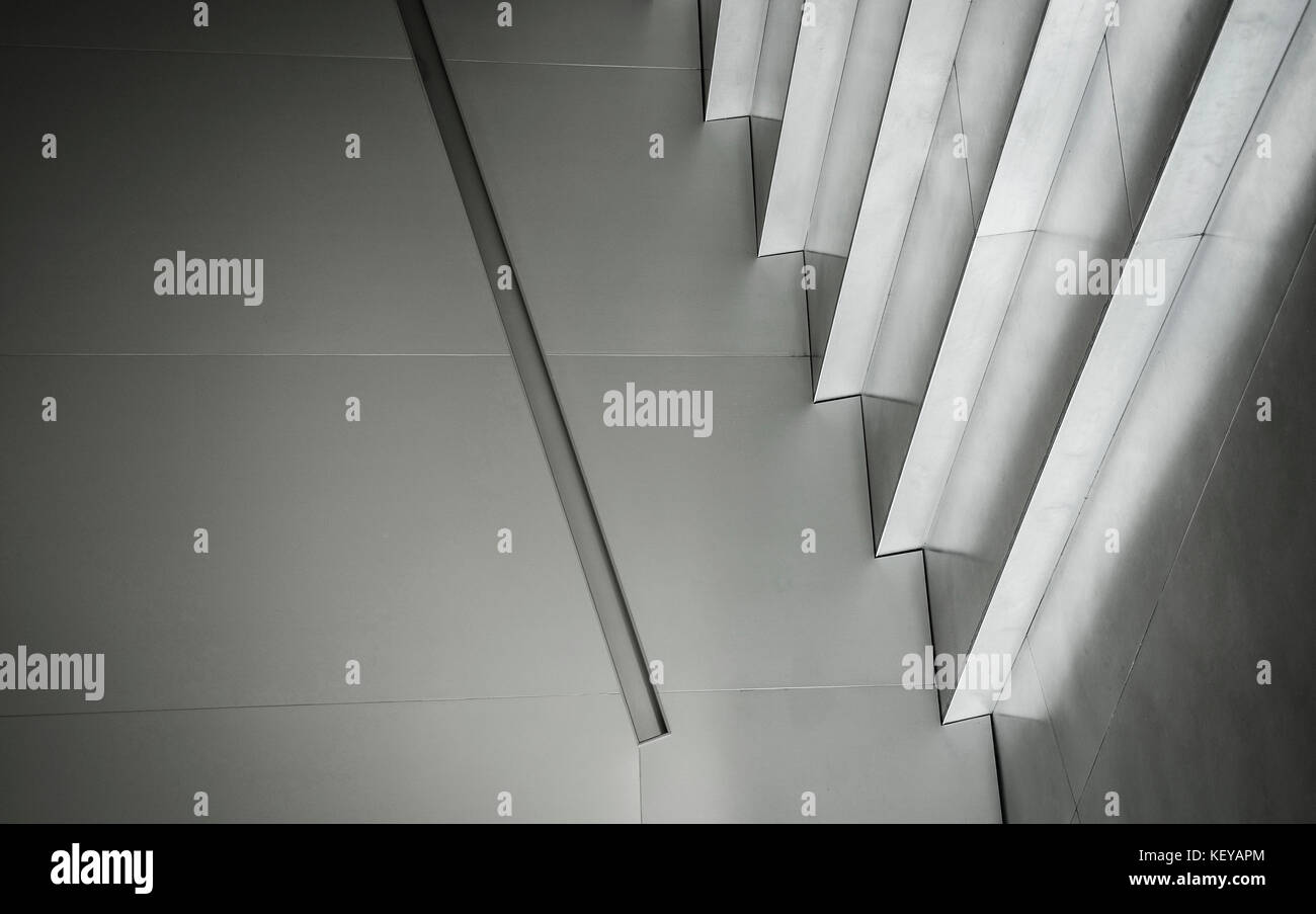 abstract grey background of contemporary minimal architecture interior ...