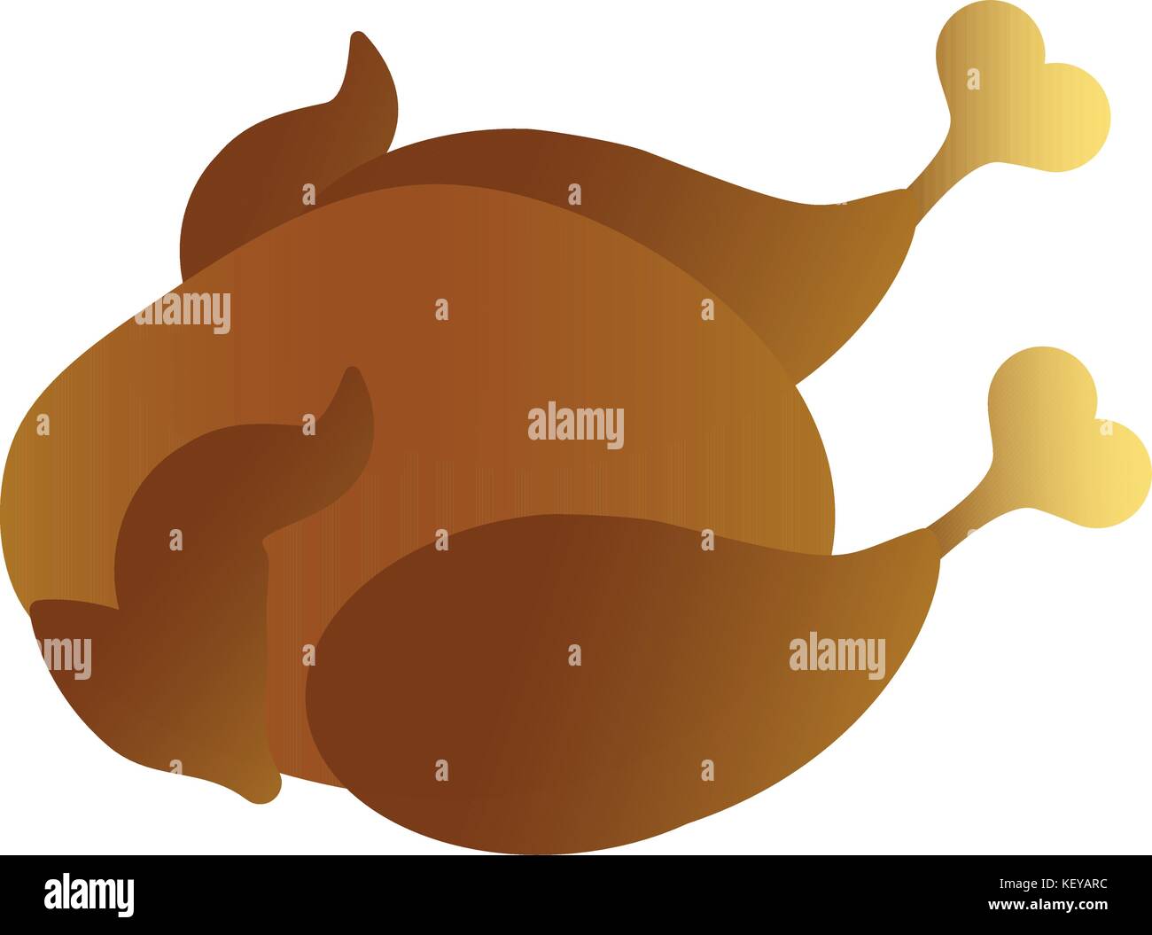 Isolated roasted turkey Stock Vector Image & Art - Alamy