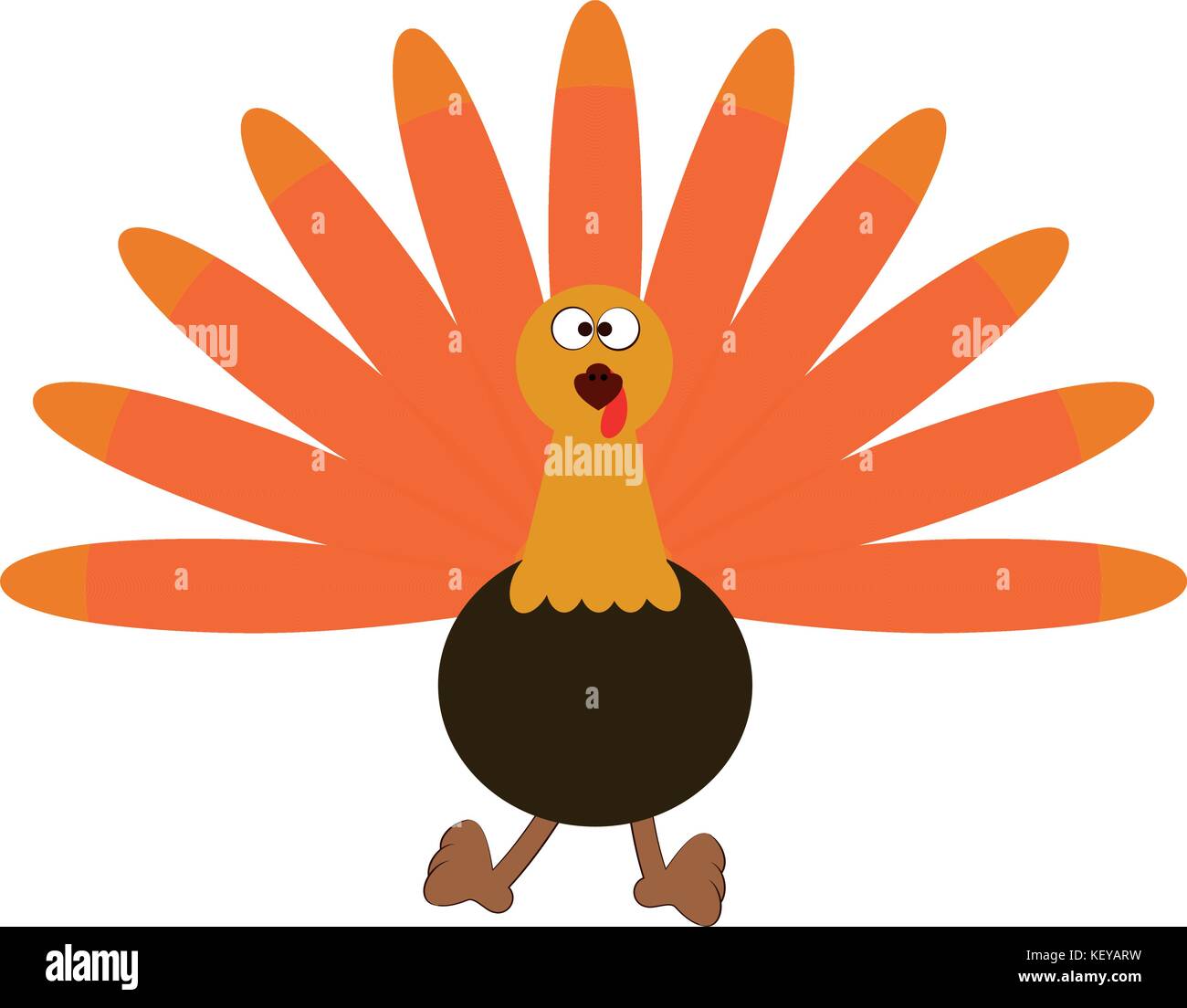 Turkey icon with feathers Stock Vector Image & Art - Alamy