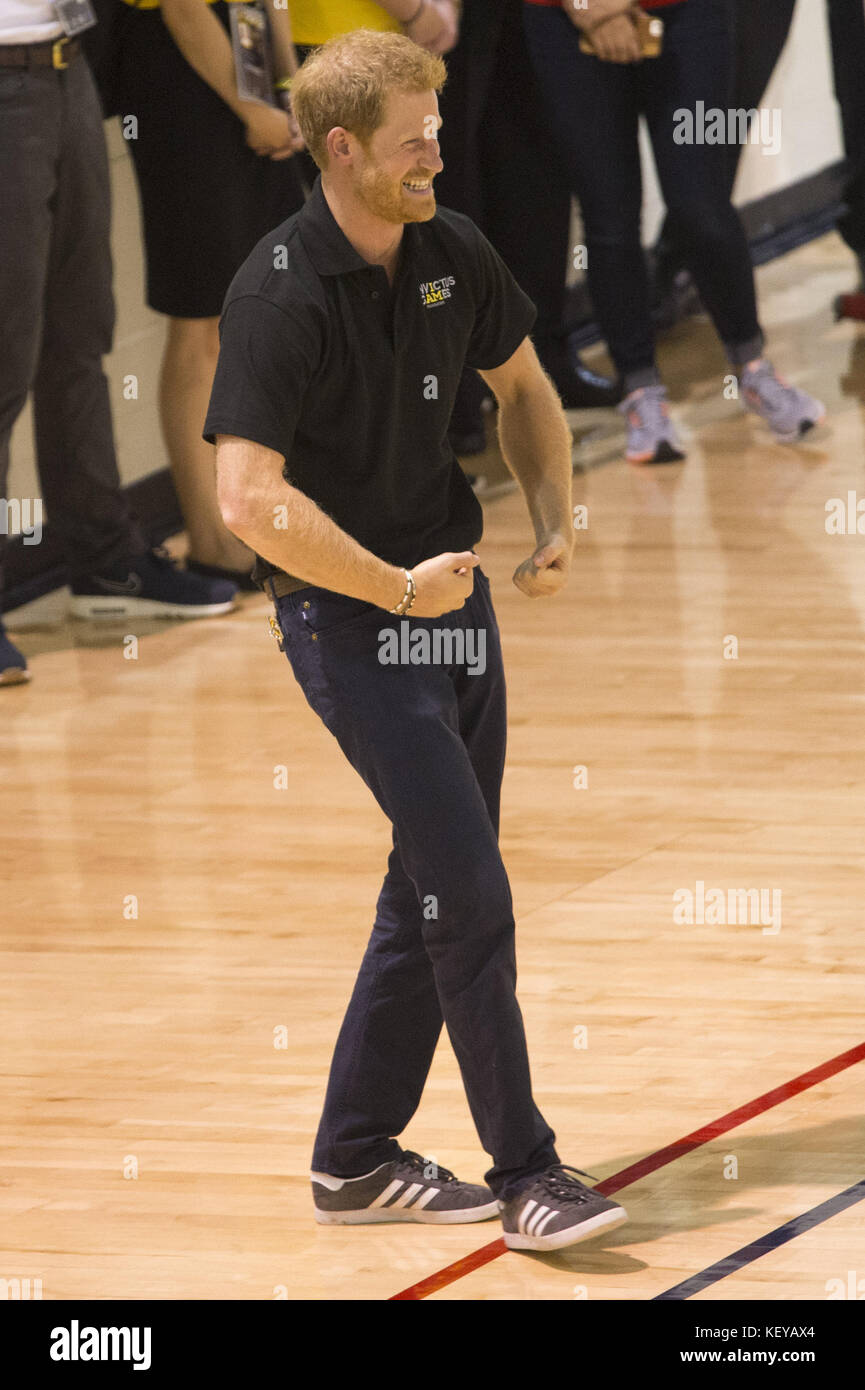 Prince Harry attends Invictus Games Sports training at the Toronto Pan ...