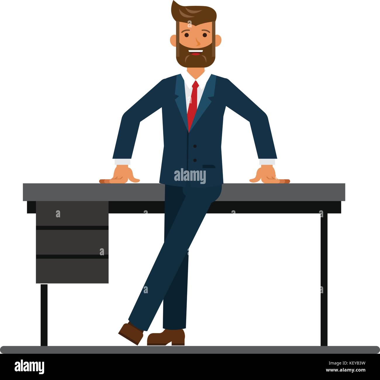 Meeting Table Cartoon High Resolution Stock Photography and Images - Alamy