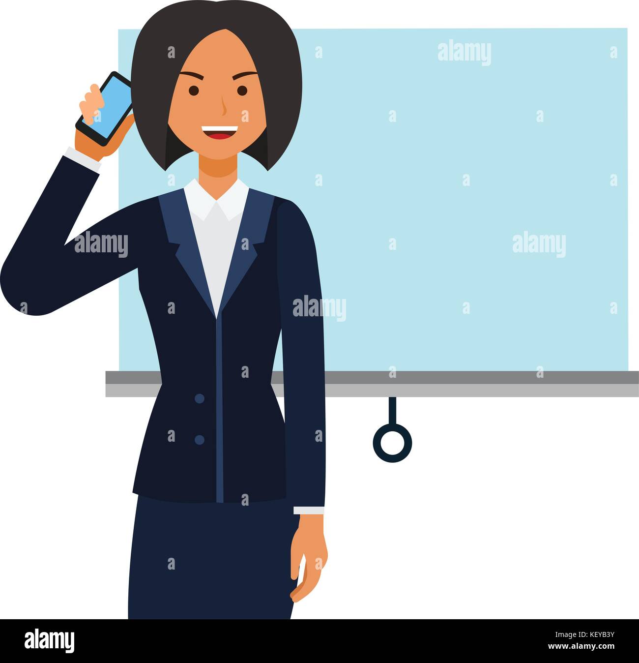 Female ceo desk Stock Vector Images - Alamy