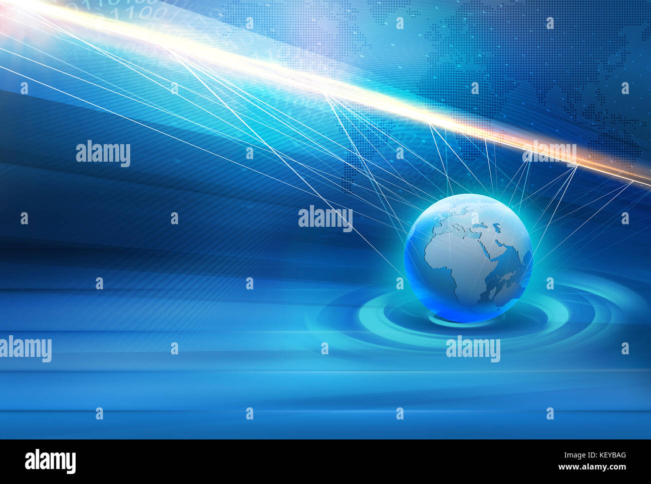 Abstract Global Connection Background Stock Photo - Alamy