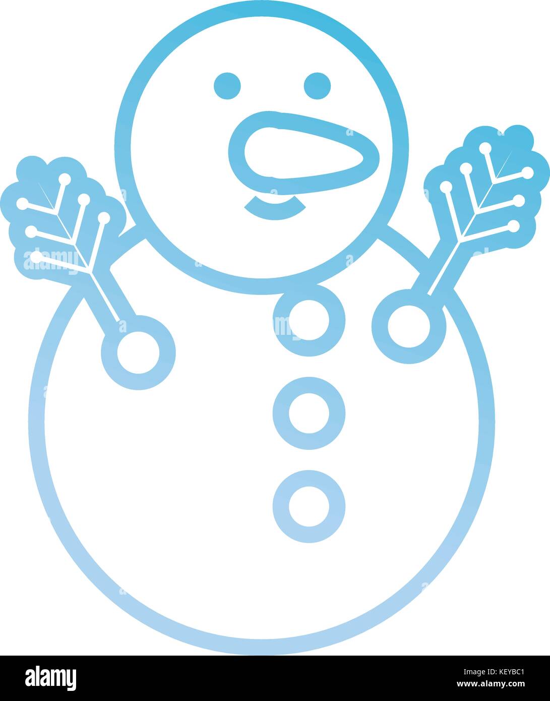 cartoon snowman icon Stock Vector Image & Art - Alamy