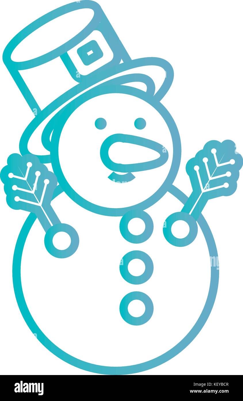 cartoon snowman icon Stock Vector Image & Art - Alamy