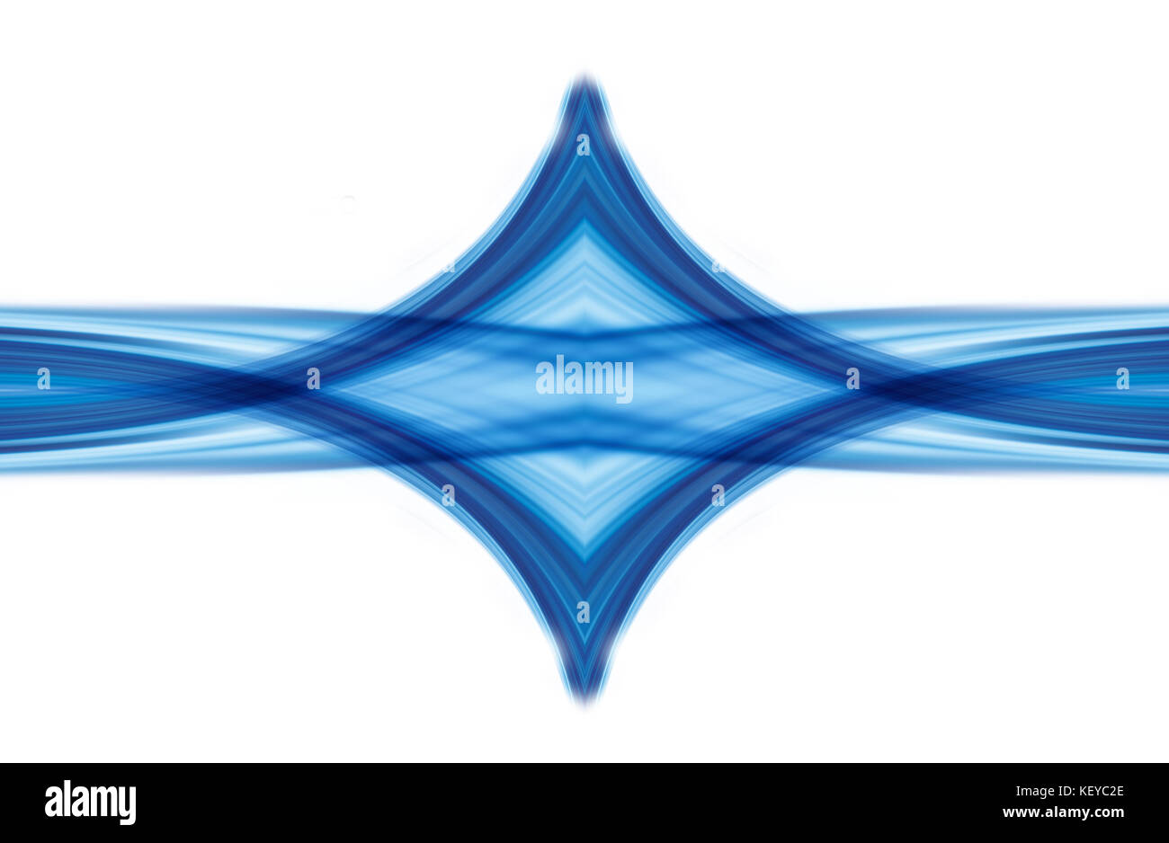 Abstract light and bright symmetry waving blue curves background Stock ...