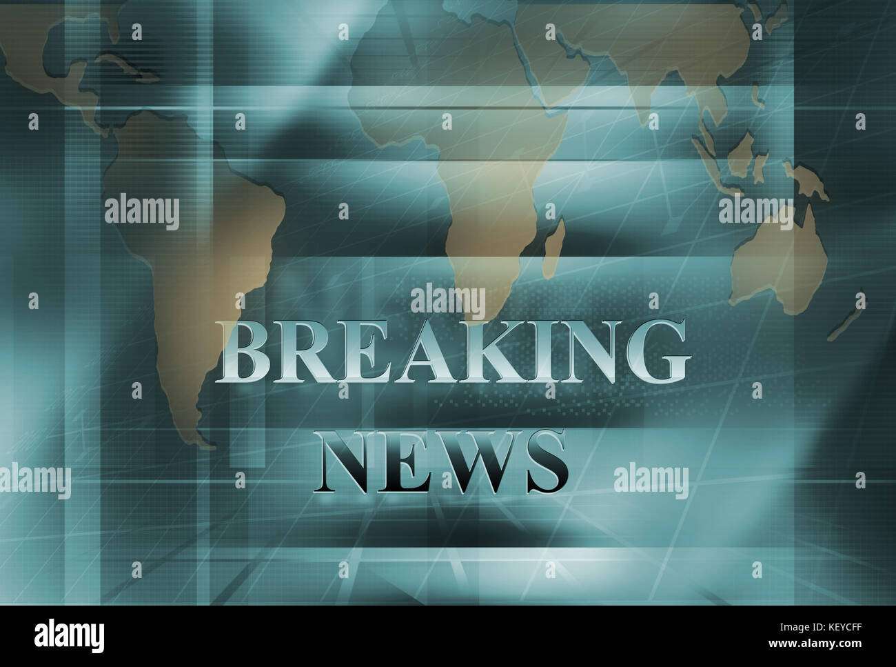Graphical Breaking News Background with news text Stock Photo - Alamy