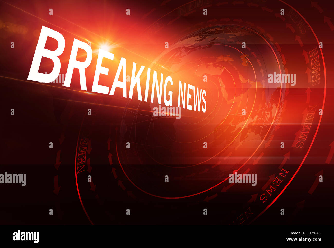 Graphical Sport News Background with World Map and Round Circles with ...