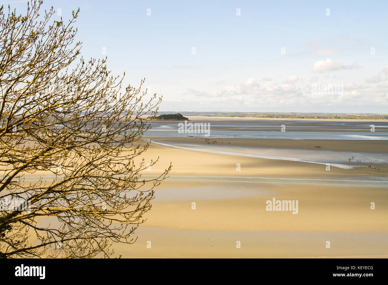 Le Mont-Saint-Michel, off the country's northwestern coast, at the ...