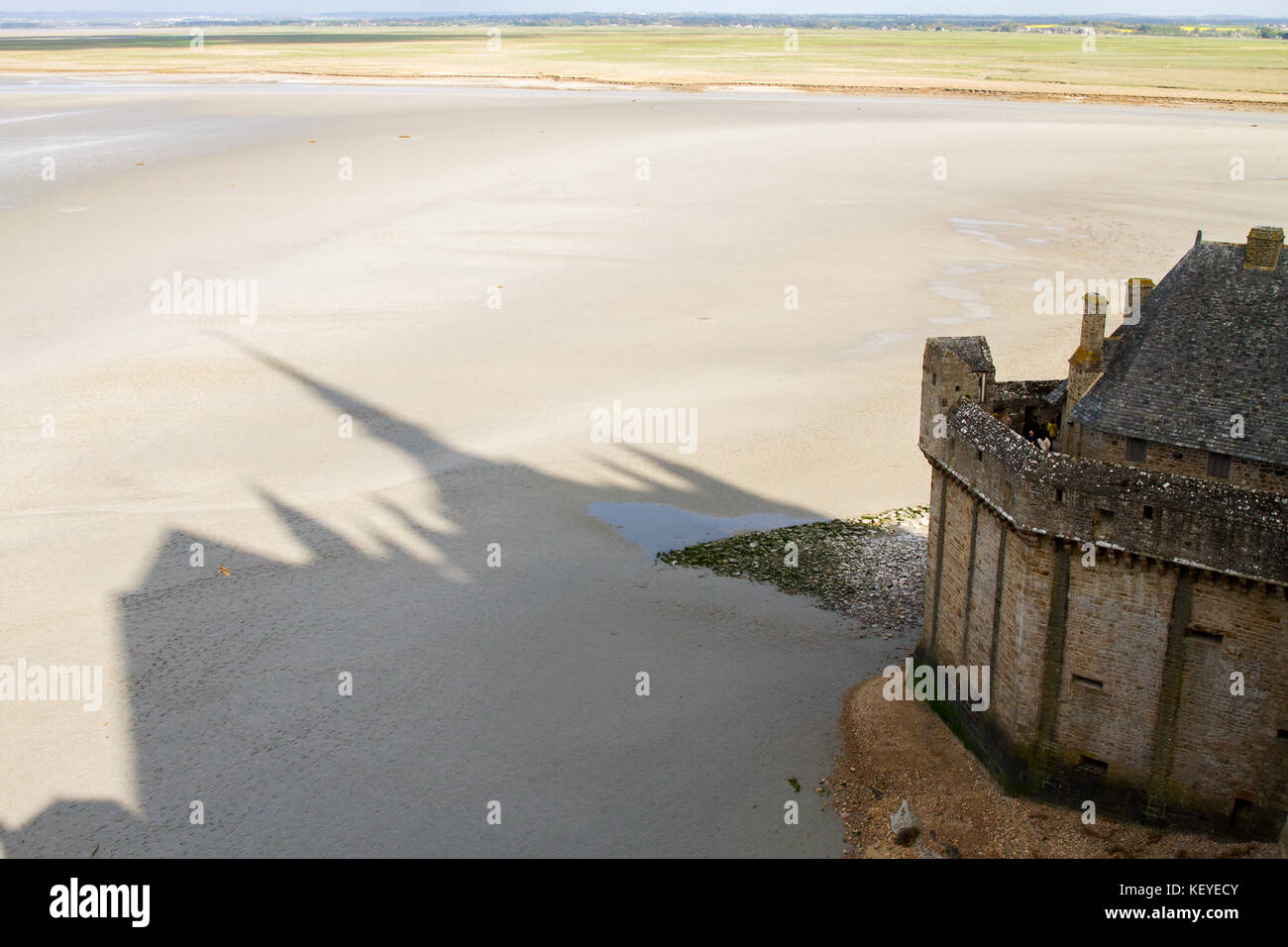 Le Mont-Saint-Michel, off the country's northwestern coast, at the ...