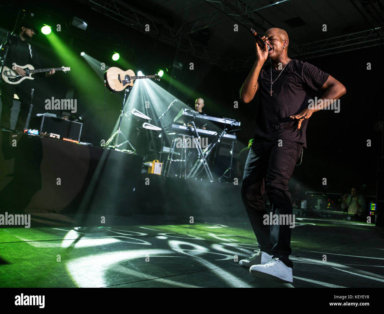 Ne-Yo performing live in concert at the Bournemouth International ...