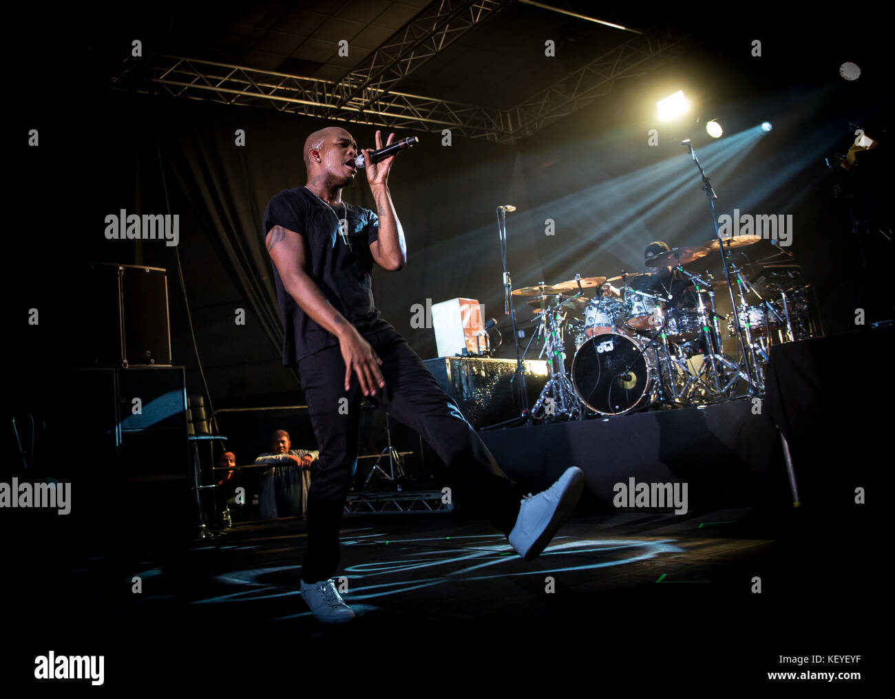 Ne-Yo performing live in concert at the Bournemouth International ...