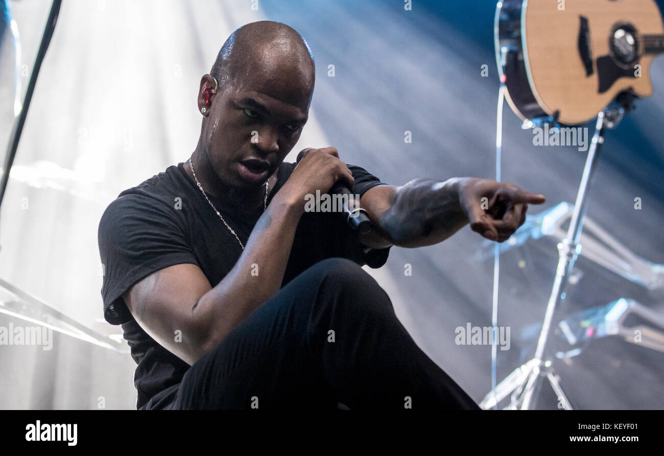 Ne-Yo performing live in concert at the Bournemouth International ...