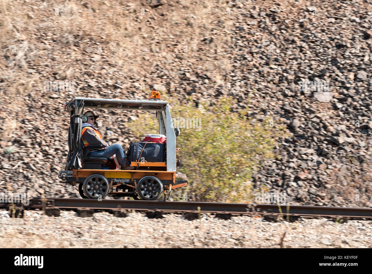 Rail track inspection car High Resolution Stock Photography and Images ...