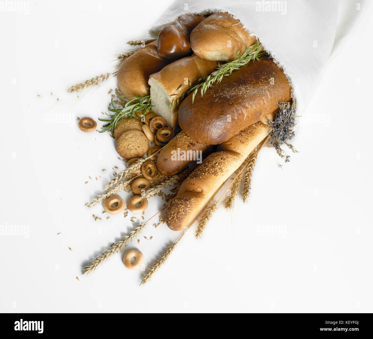 Assortment different rye bread hi-res stock photography and images - Alamy