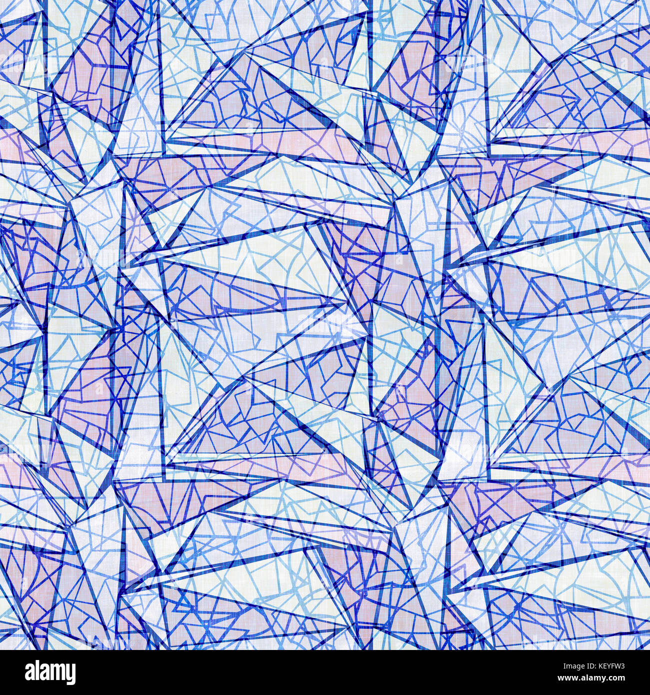 grunge blue triangle seamless pattern (background).High-resolution ...