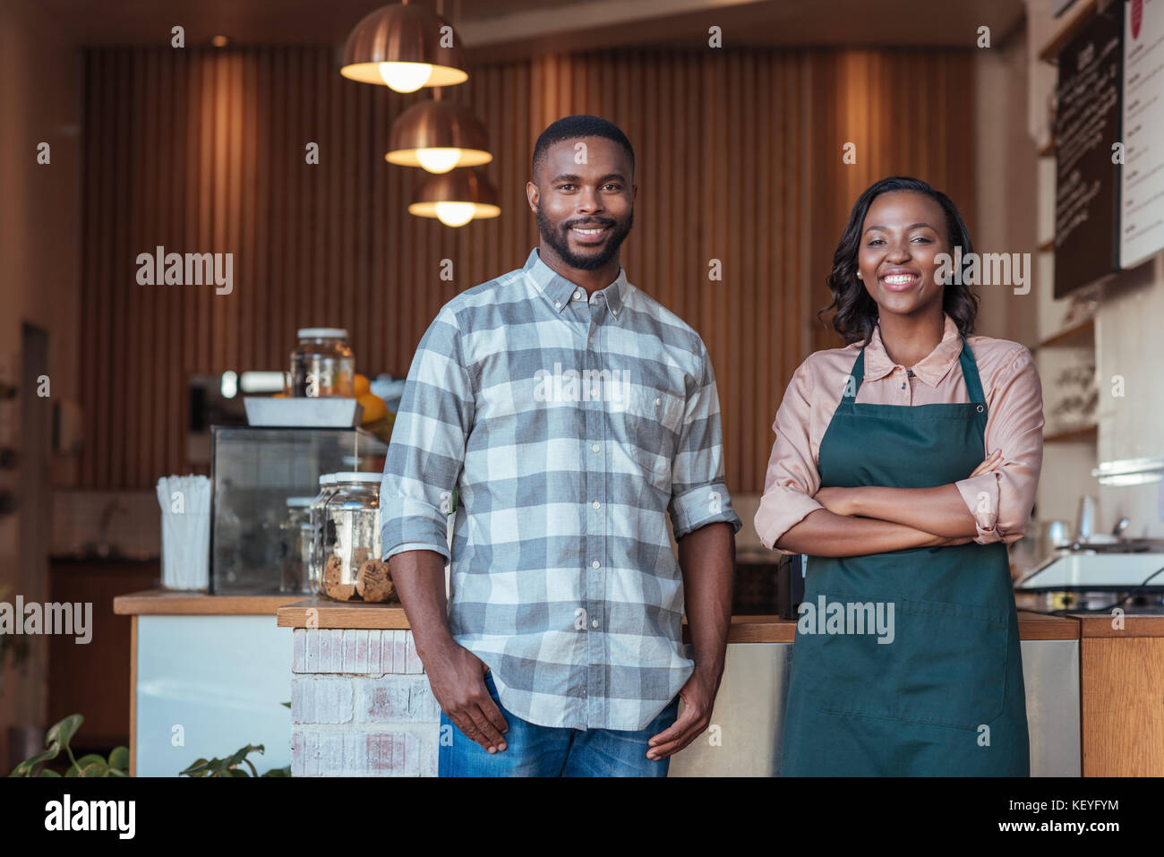 African standing happy casual hi-res stock photography and images - Alamy