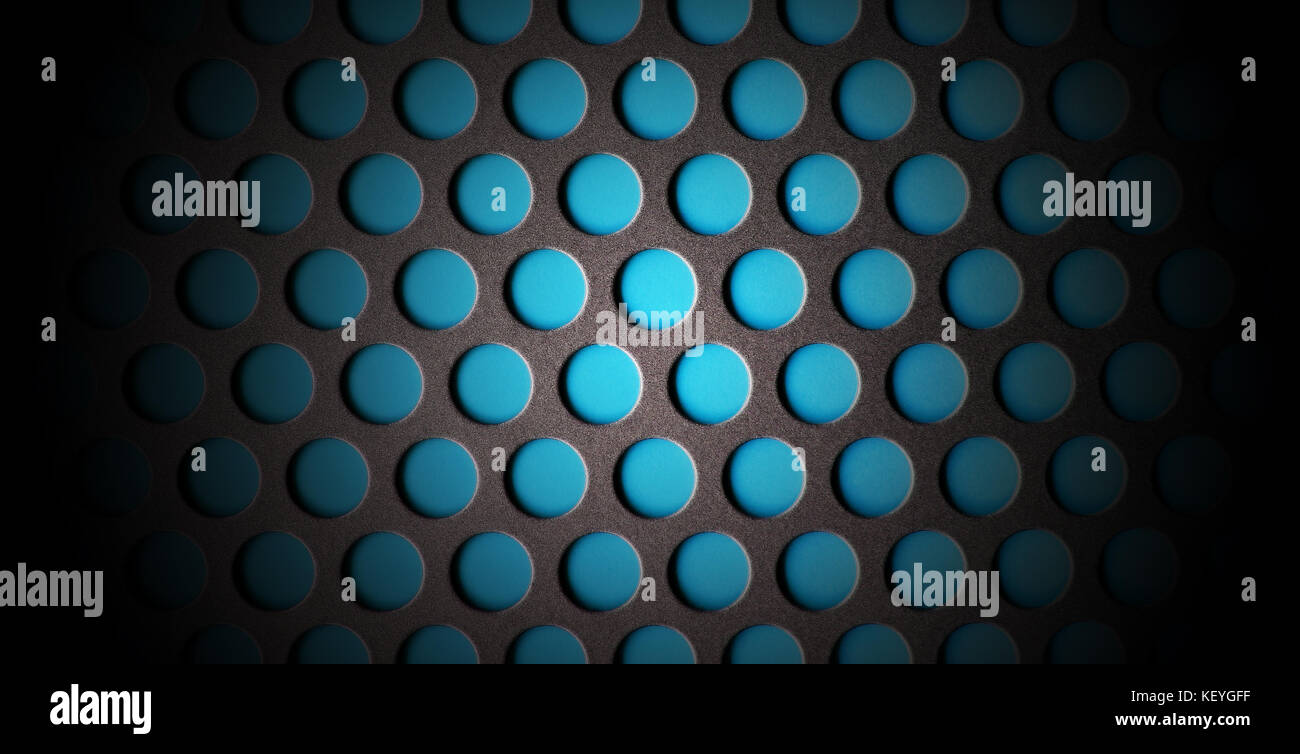 Perforated metal blue hole hi-res stock photography and images - Alamy