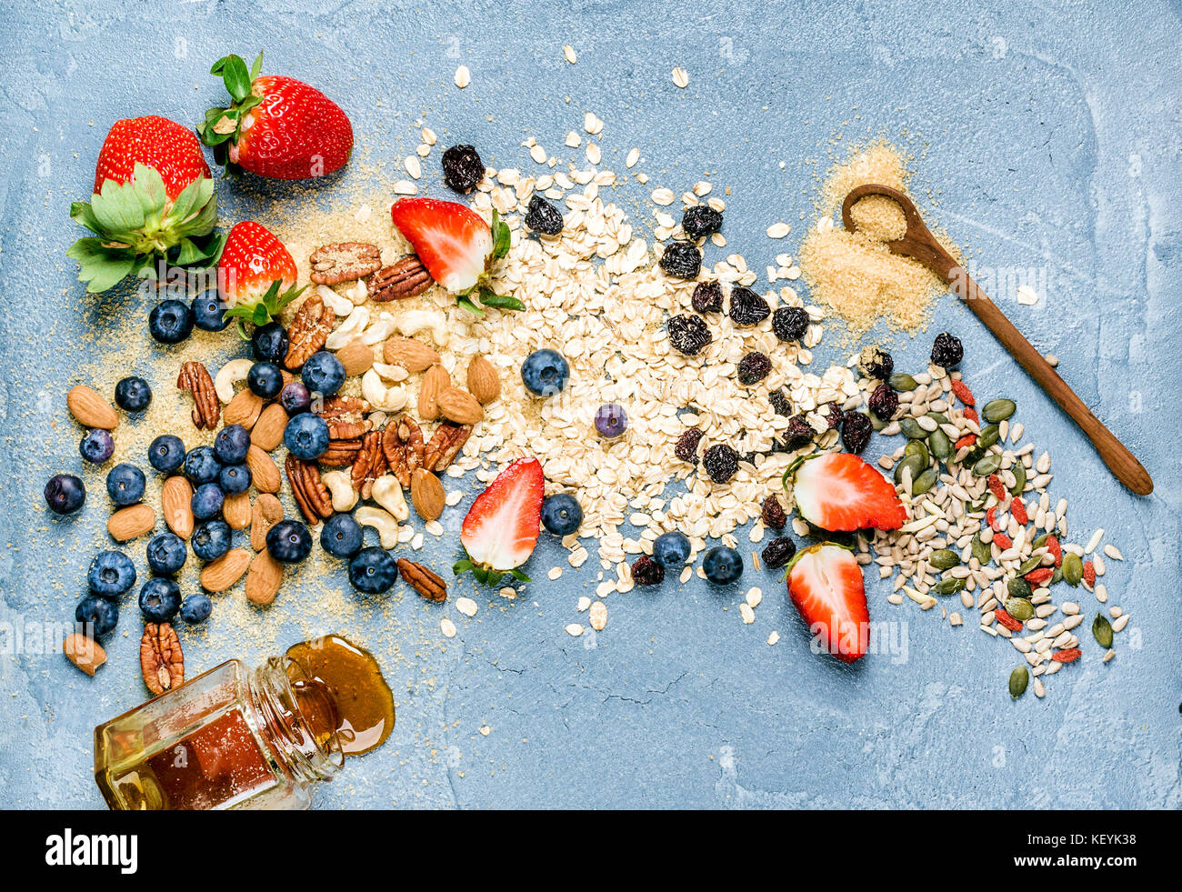 Ingredients for cooking healthy breakfast Stock Photo - Alamy