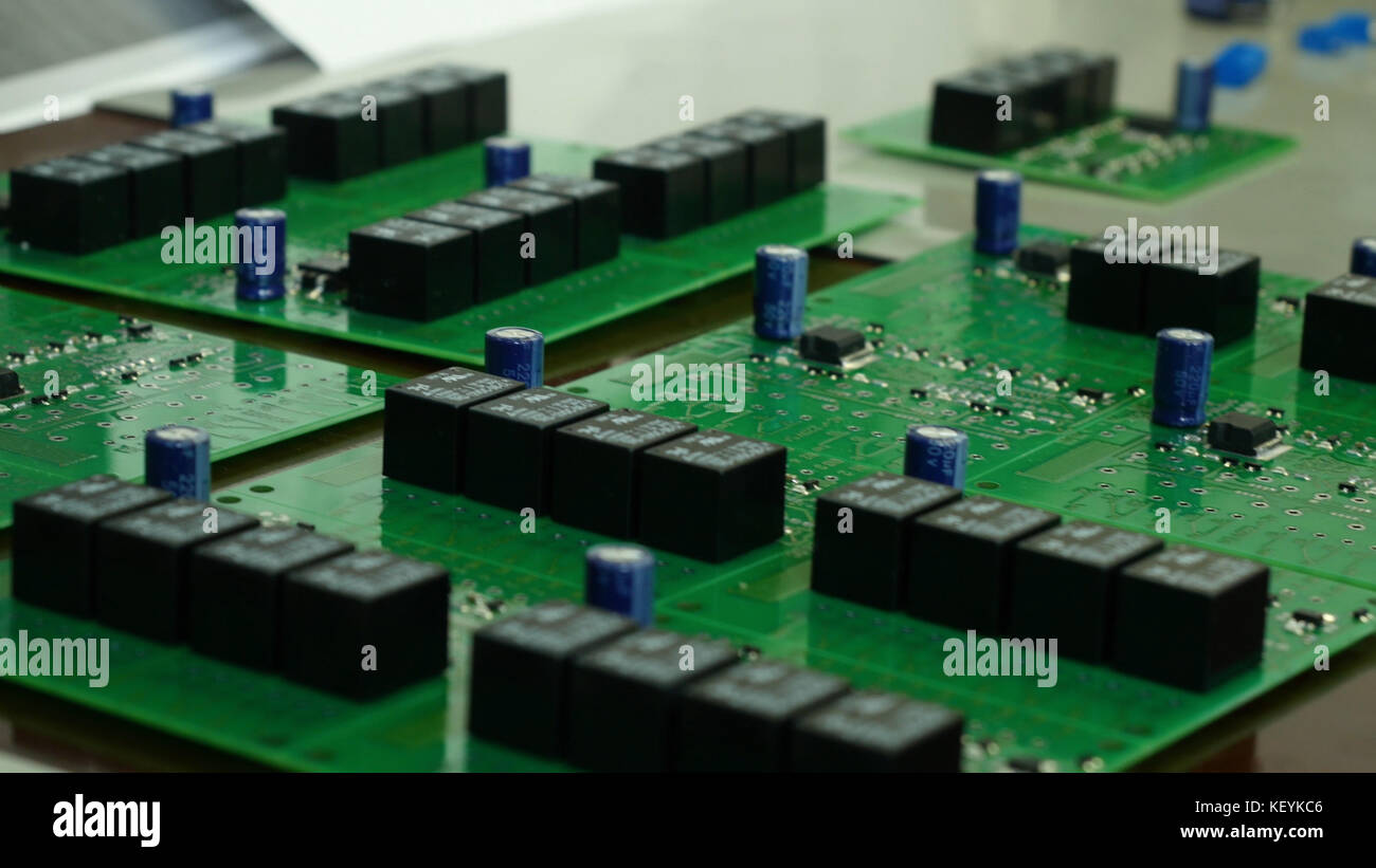 Detail of integrated circuit board with chip. Integrated Circuit Board ...