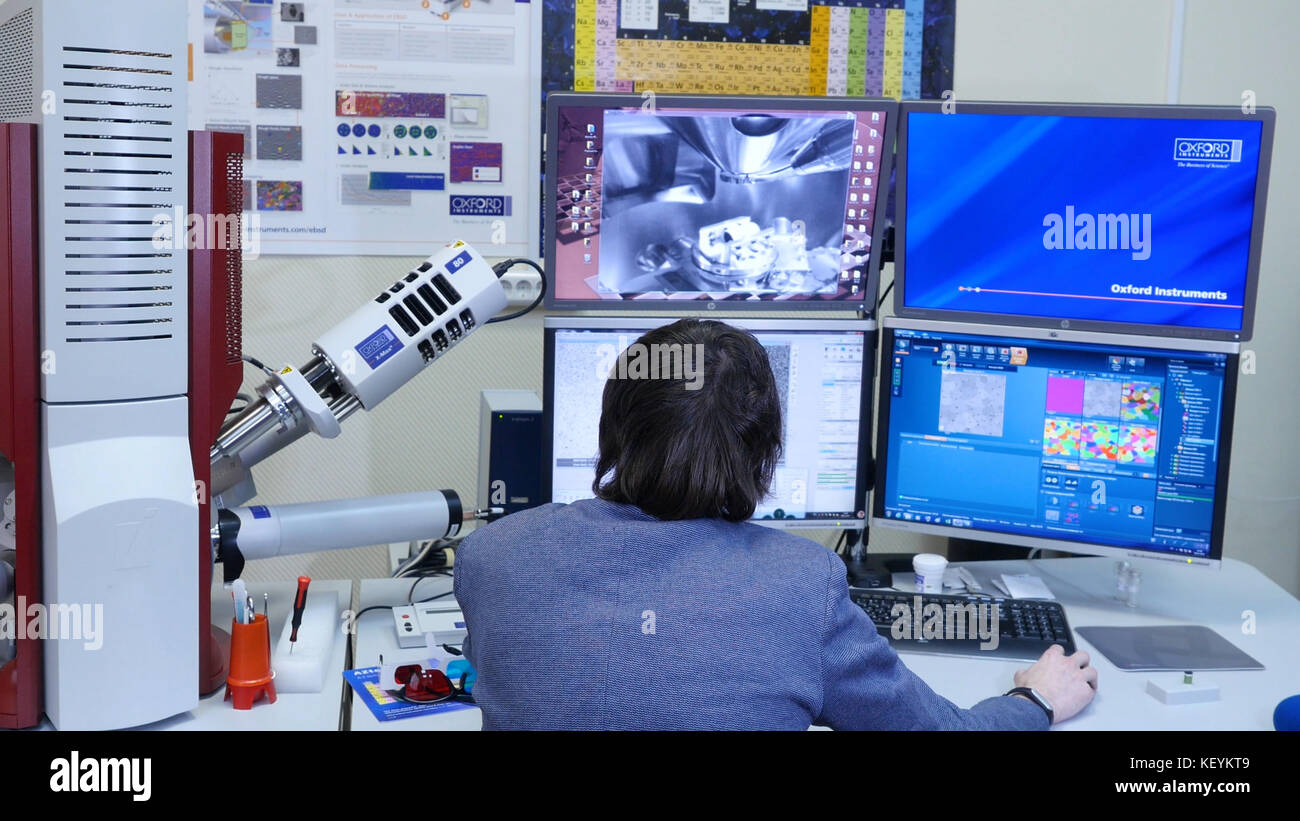 Programmer Configures The Computer For Bitcoin Mining Programmers Are