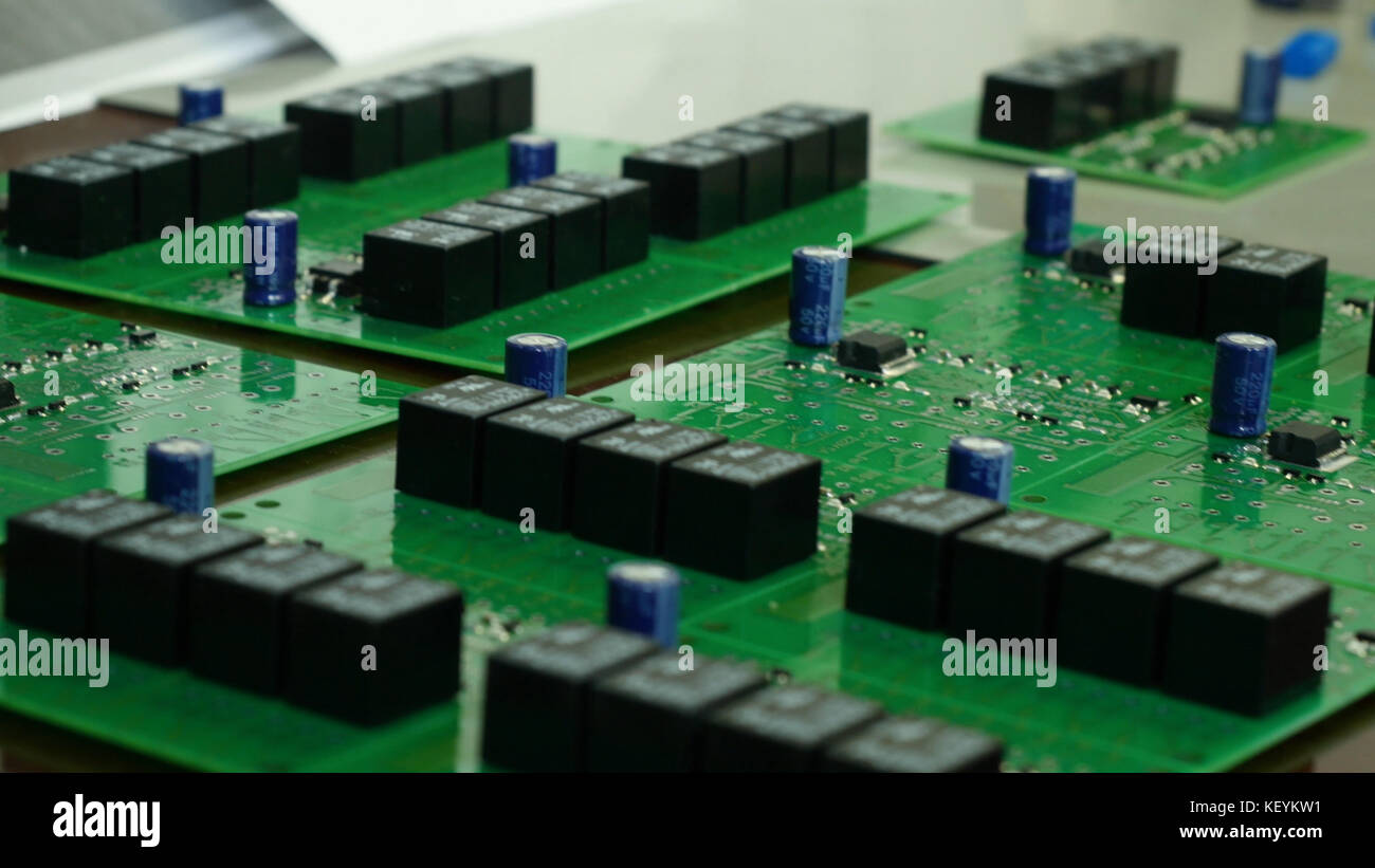 Detail of integrated circuit board with chip. Integrated Circuit Board ...