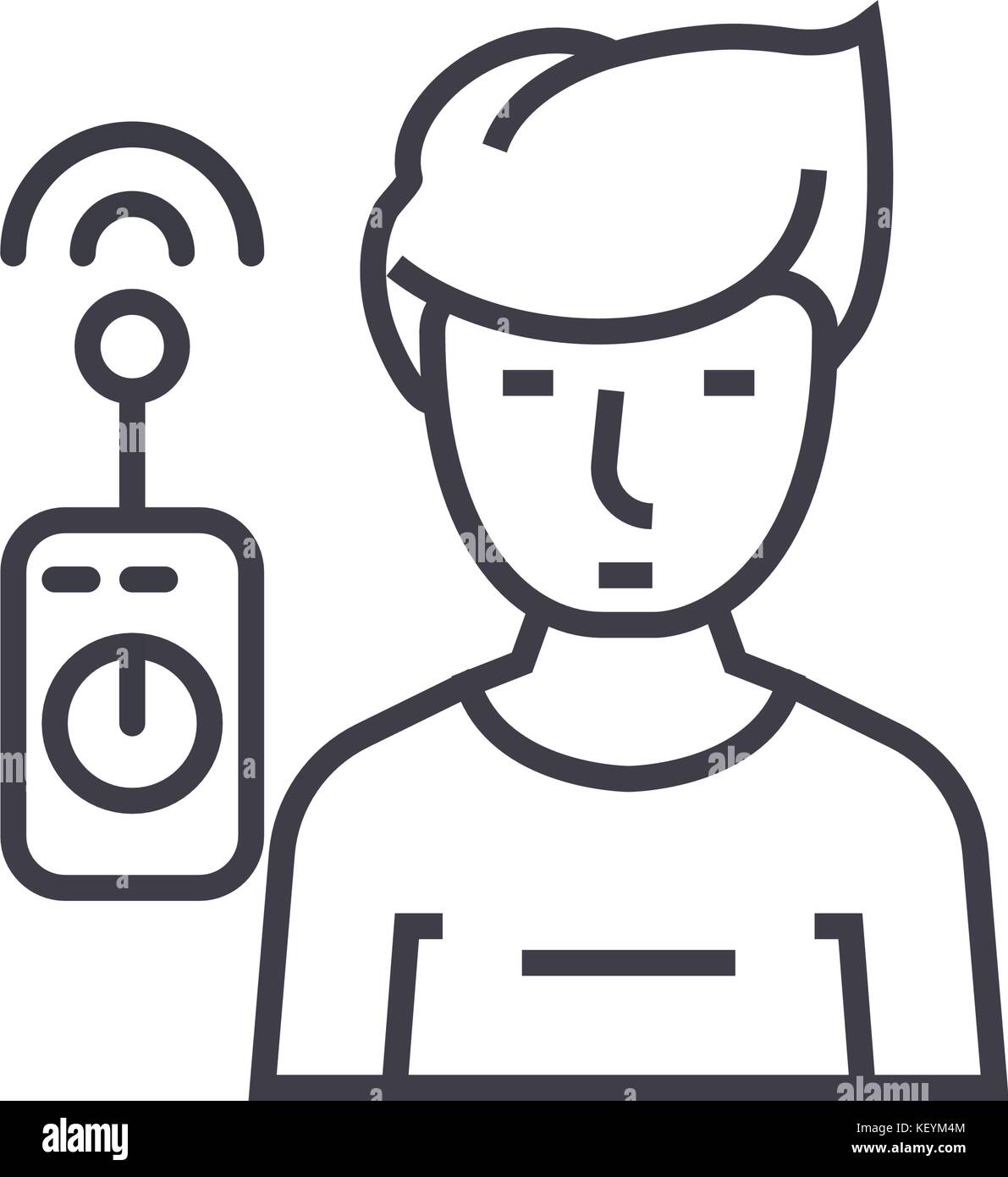 Hands on propeller Stock Vector Images - Alamy