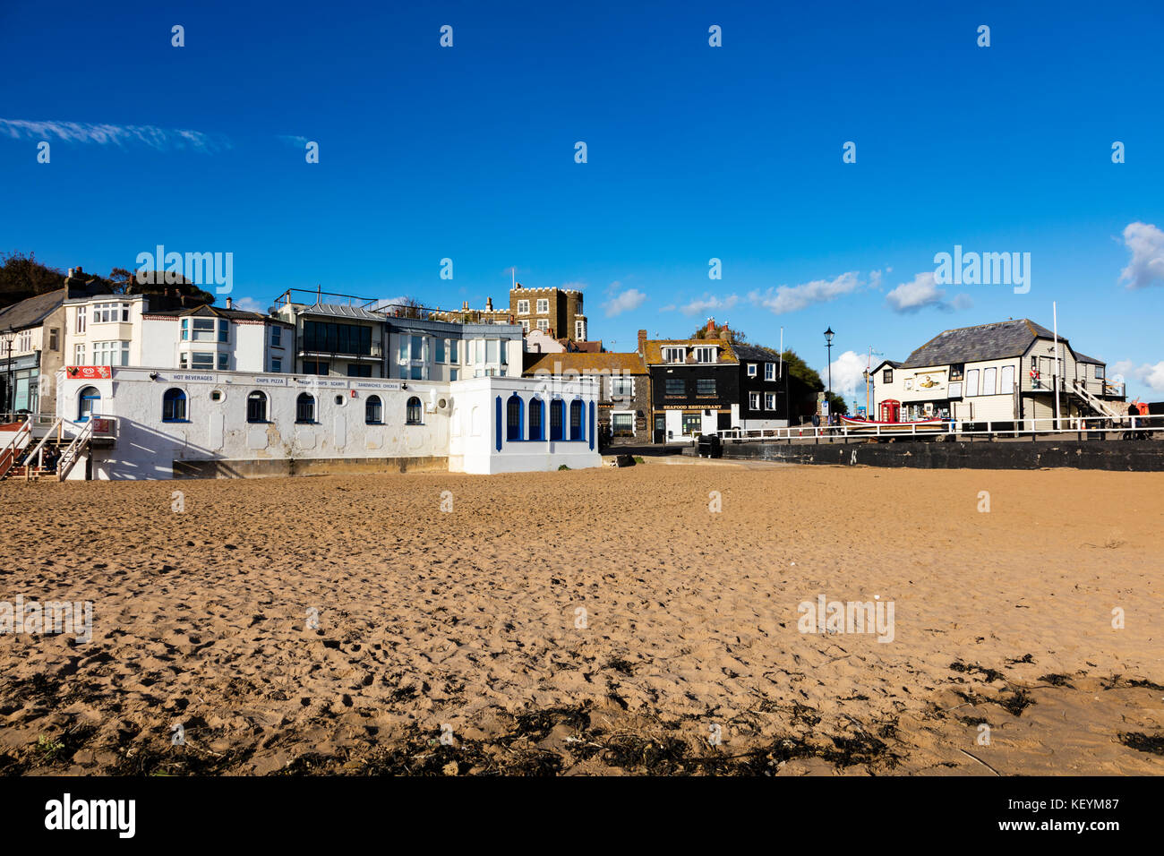 Broadstairs beach and harbour, hi-res stock photography and images - Alamy